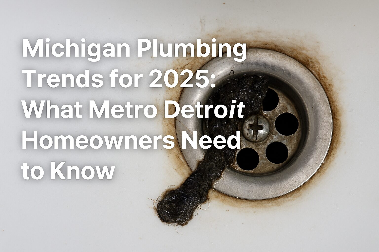 Michigan Plumbing Trends For 2025 | Drain Detectives